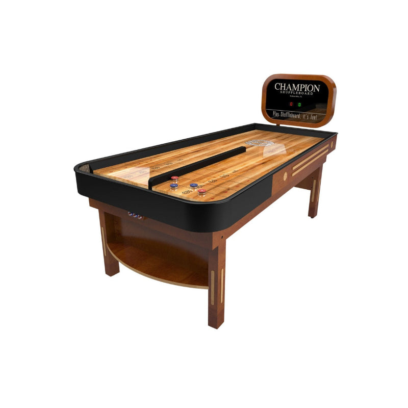 Champion Bank Shot Shuffleboard Table — Mancave Empire
