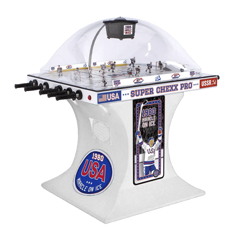 ICE "Miracle On Ice" Edition Super Chexx Pro Bubble Hockey — Mancave Empire