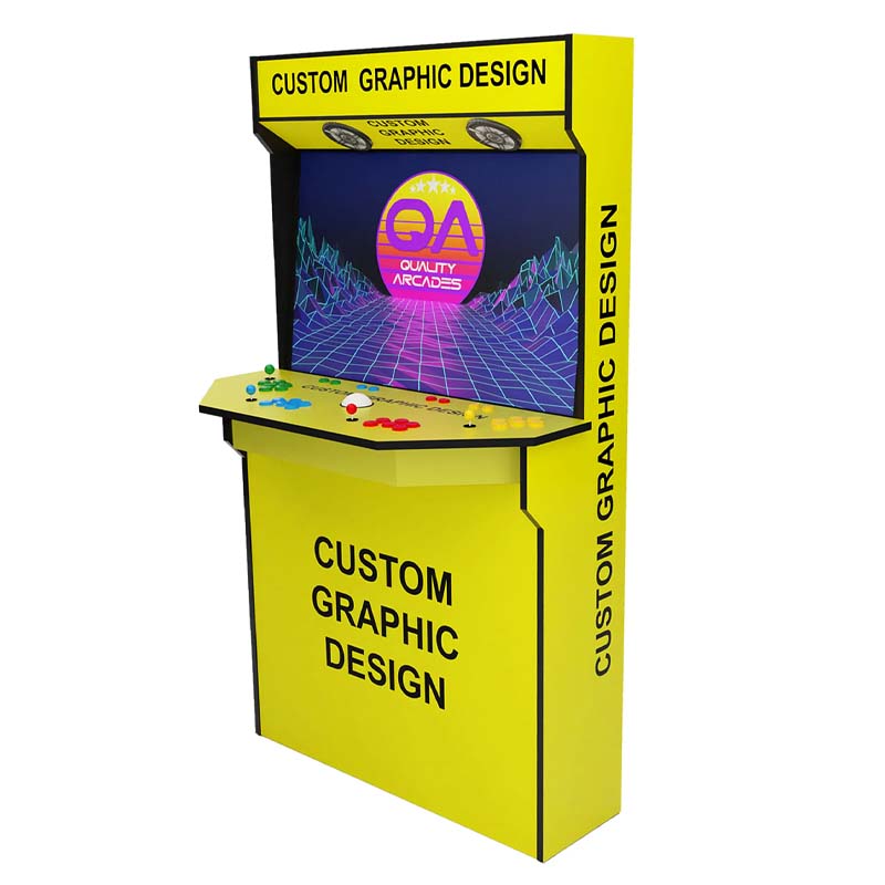Quality Arcades Hexacade (Custom Design) Arcade Cabinet — Mancave Empire